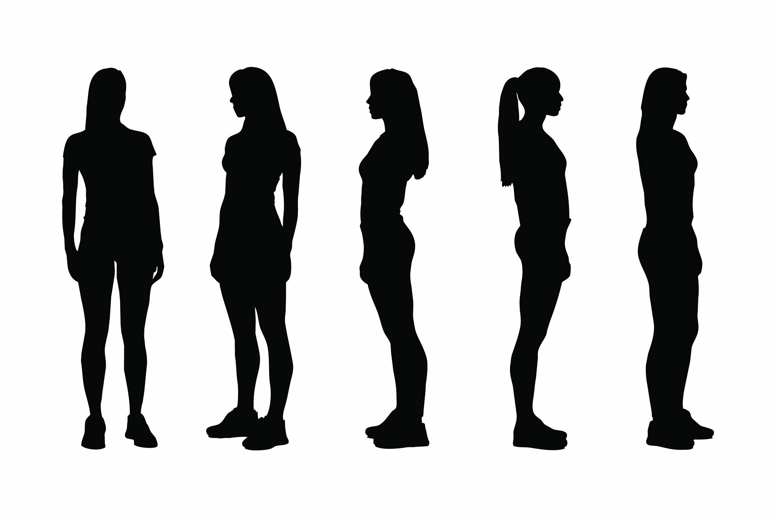 Female Profile Silhouette Body
