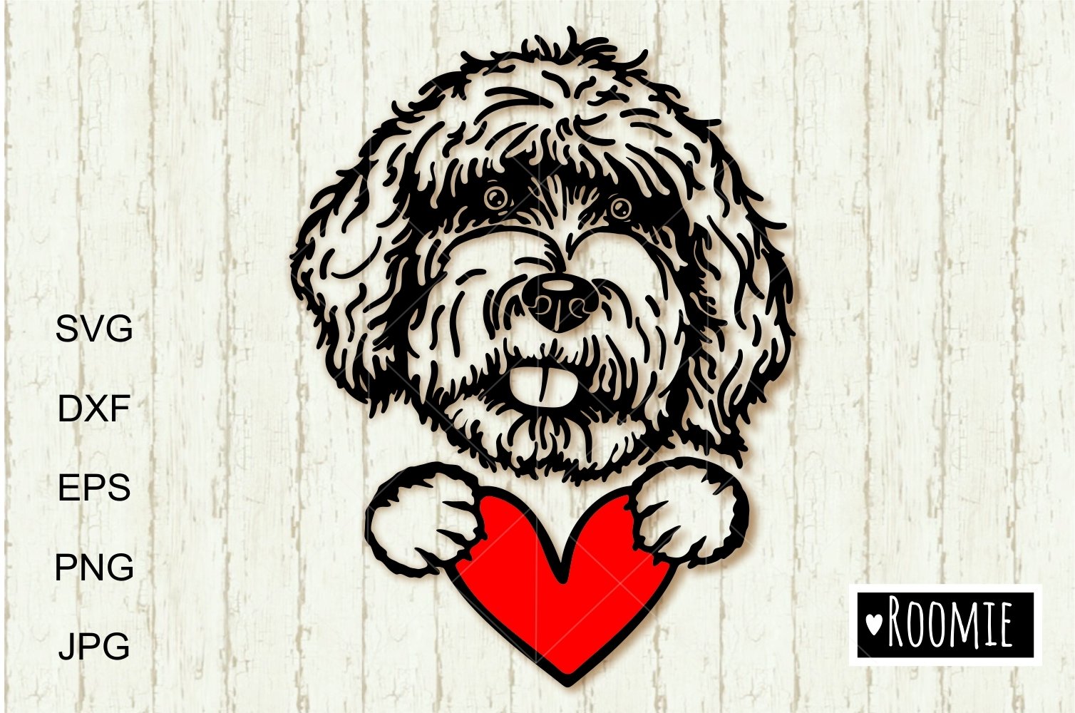 Labradoodle SVG, Valentine Golden doodle lover gift, poodle (1748569 ...