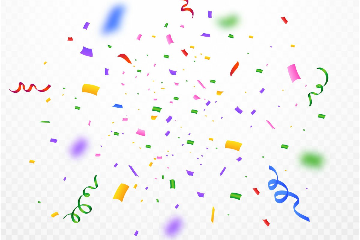 Animated Confetti Background