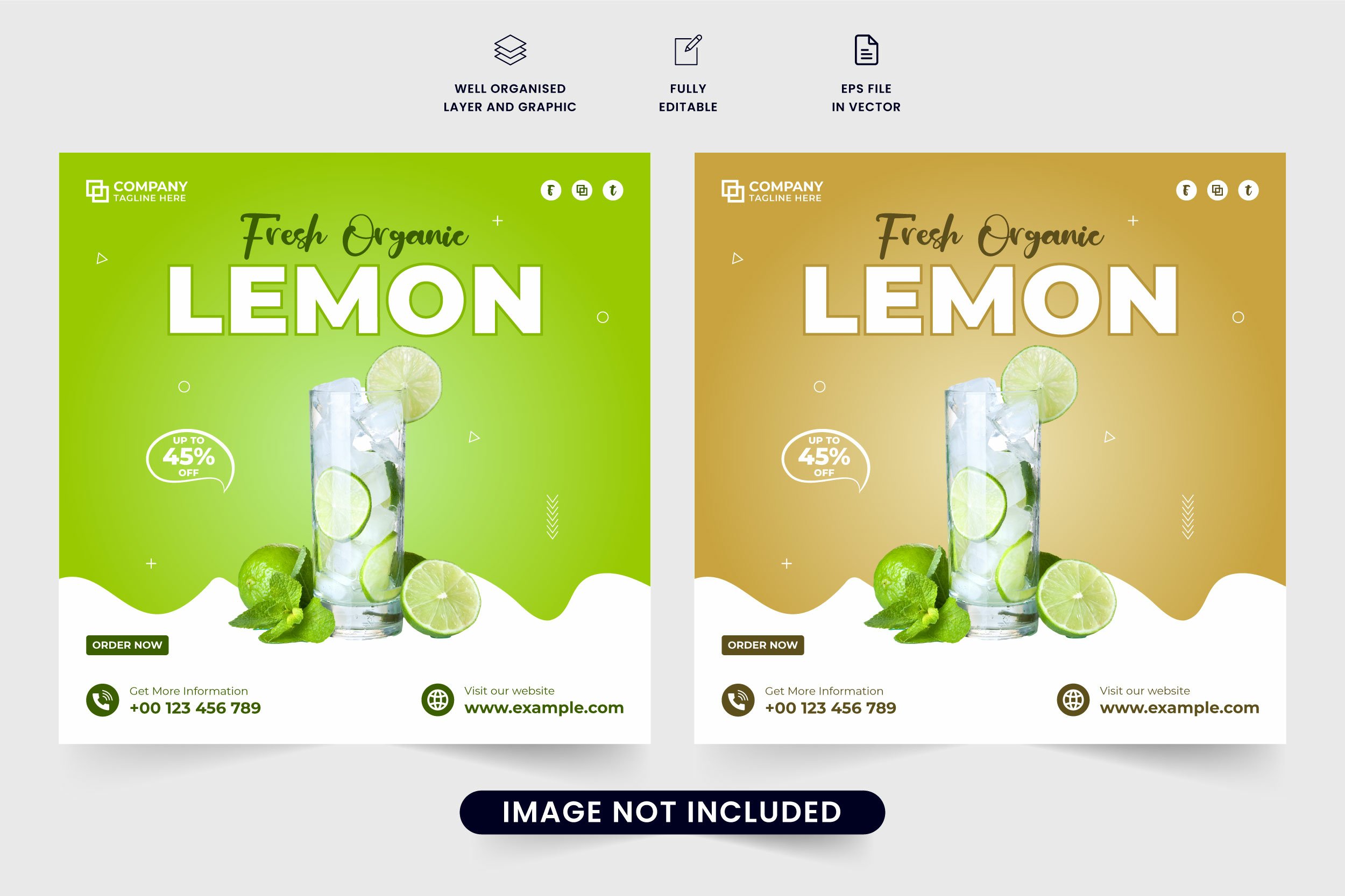 Beverage advertisement poster vector