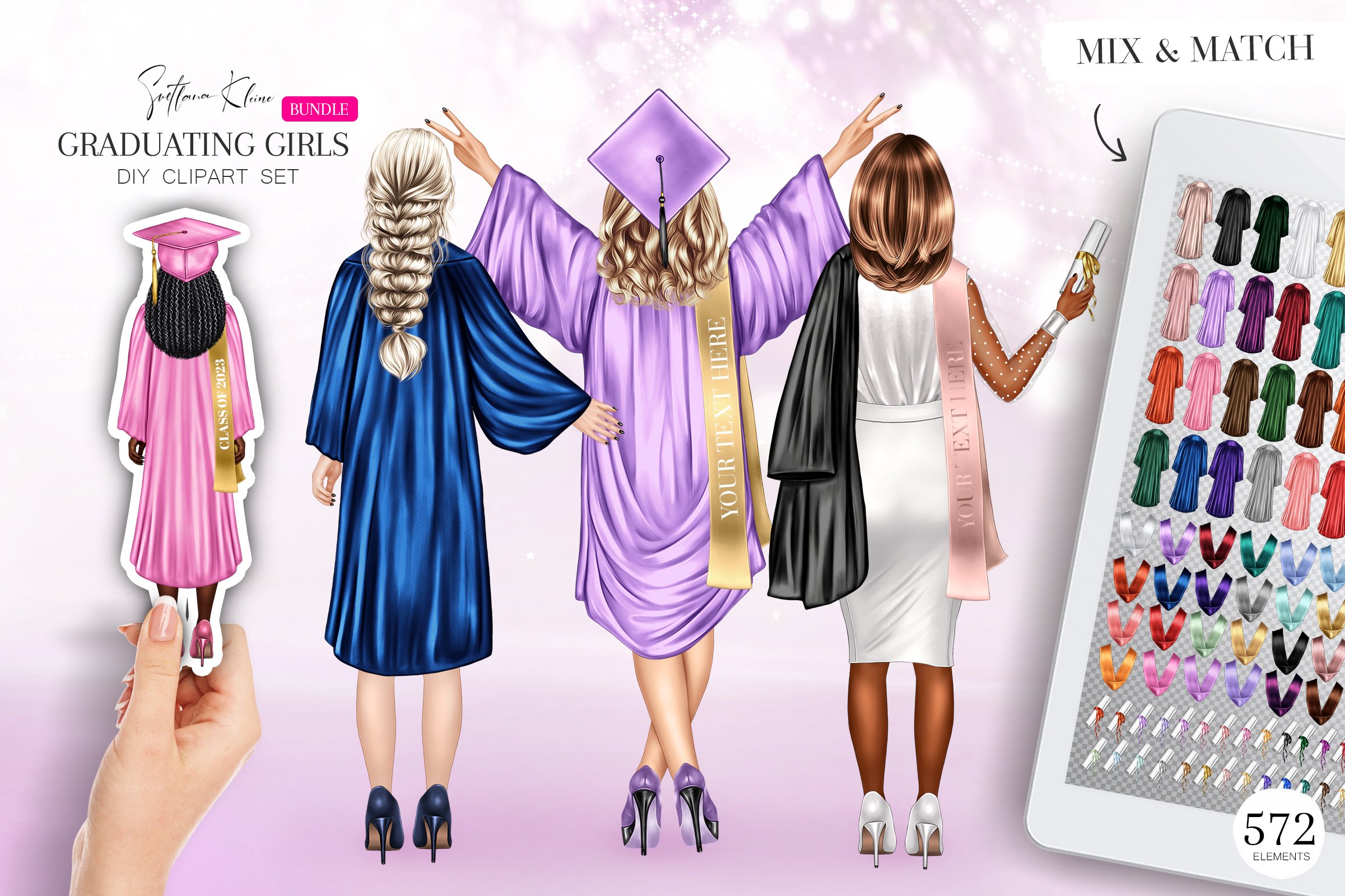 Girl Graduate Clipart