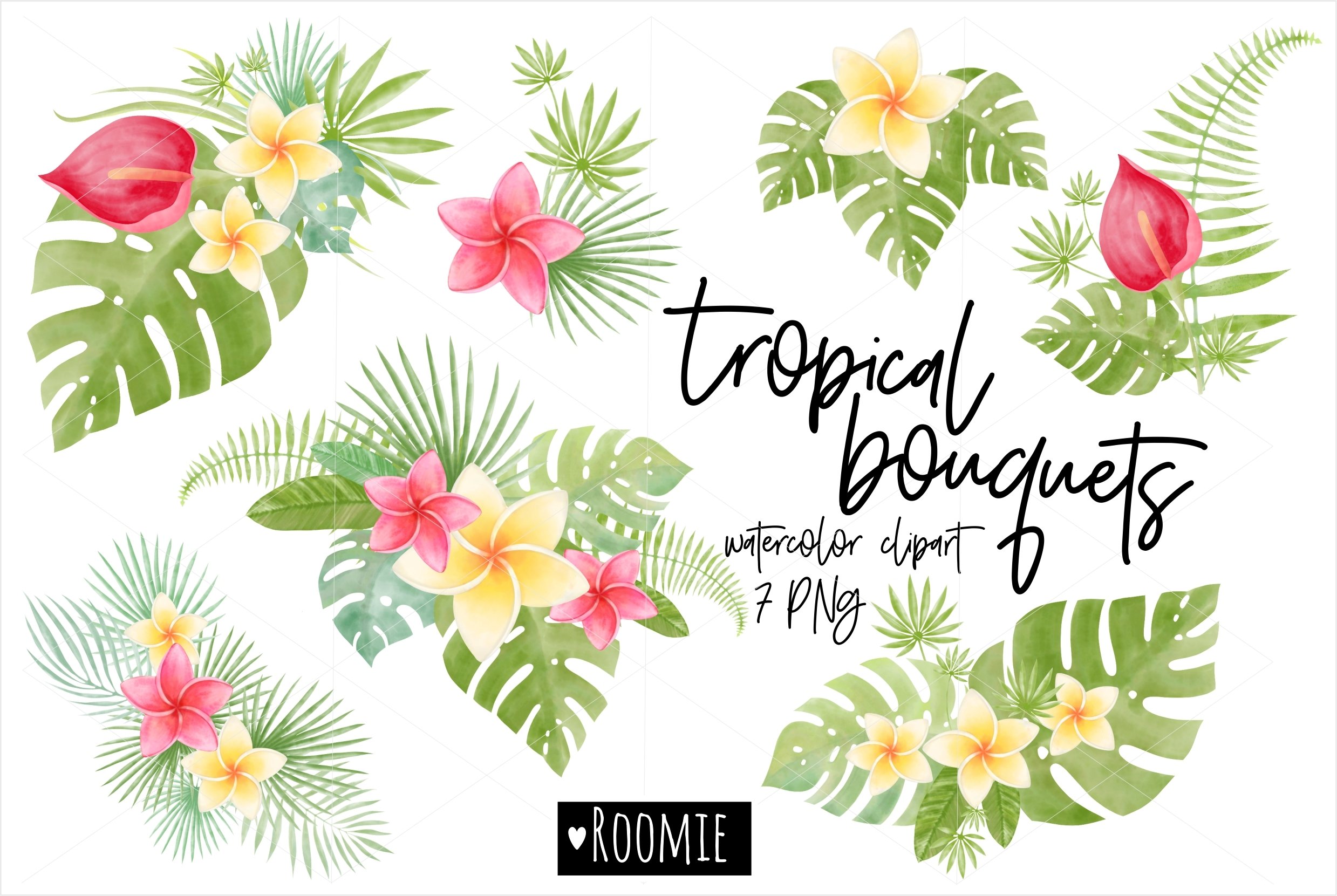 Exotic Flowers Drawing