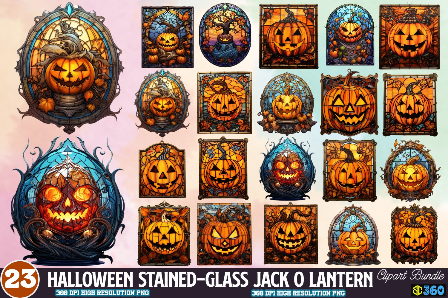 Jack O Lantern Outline Clip Art