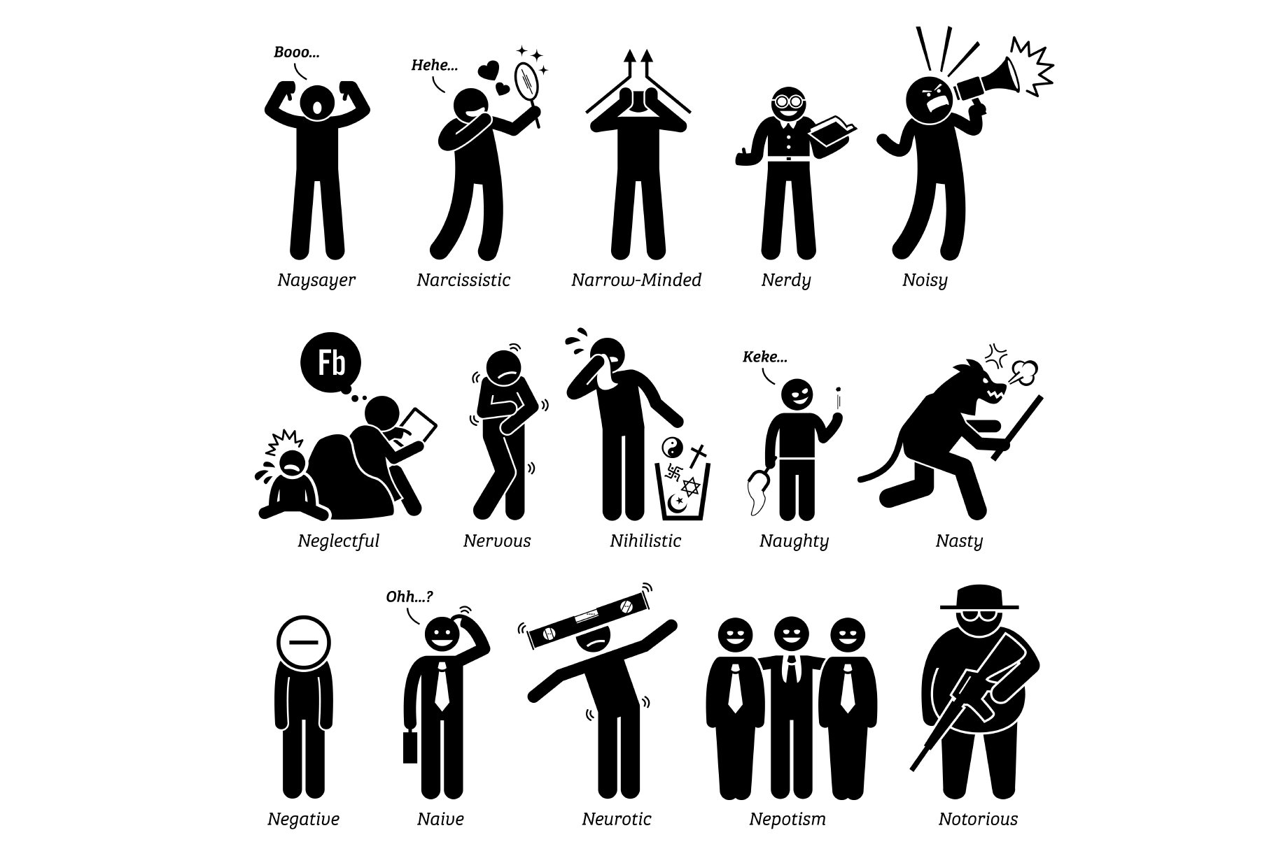 Nervous Stick Figure