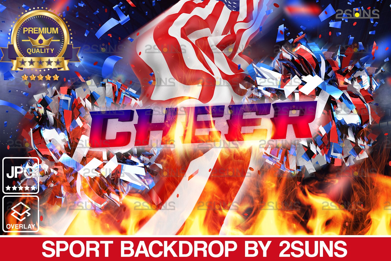 Cheerleading Backdrops