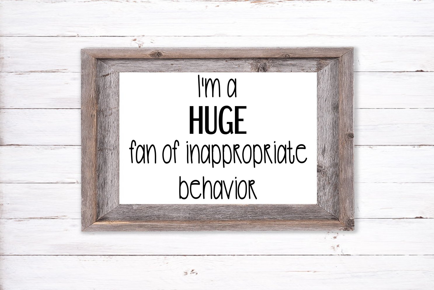 I'm a HUGE fan of inappropriate humor Cut File - SVG & PNG (568935 ...