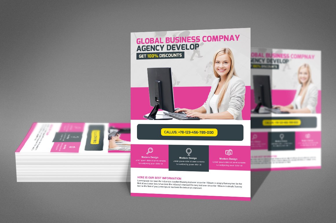 Business Flyer (62185) | Flyers | Design Bundles