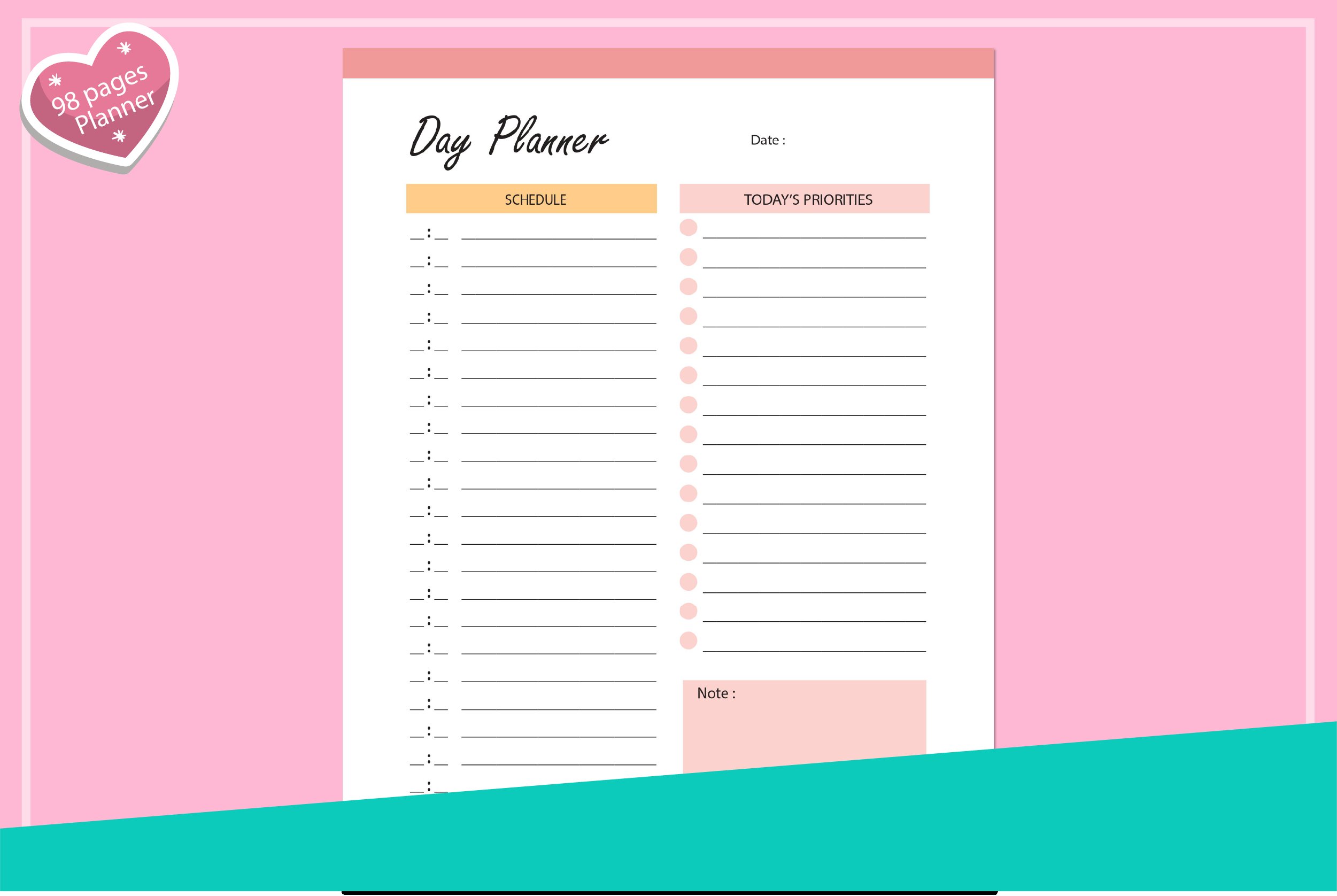 Printable Planner (559713) | Digital | Design Bundles