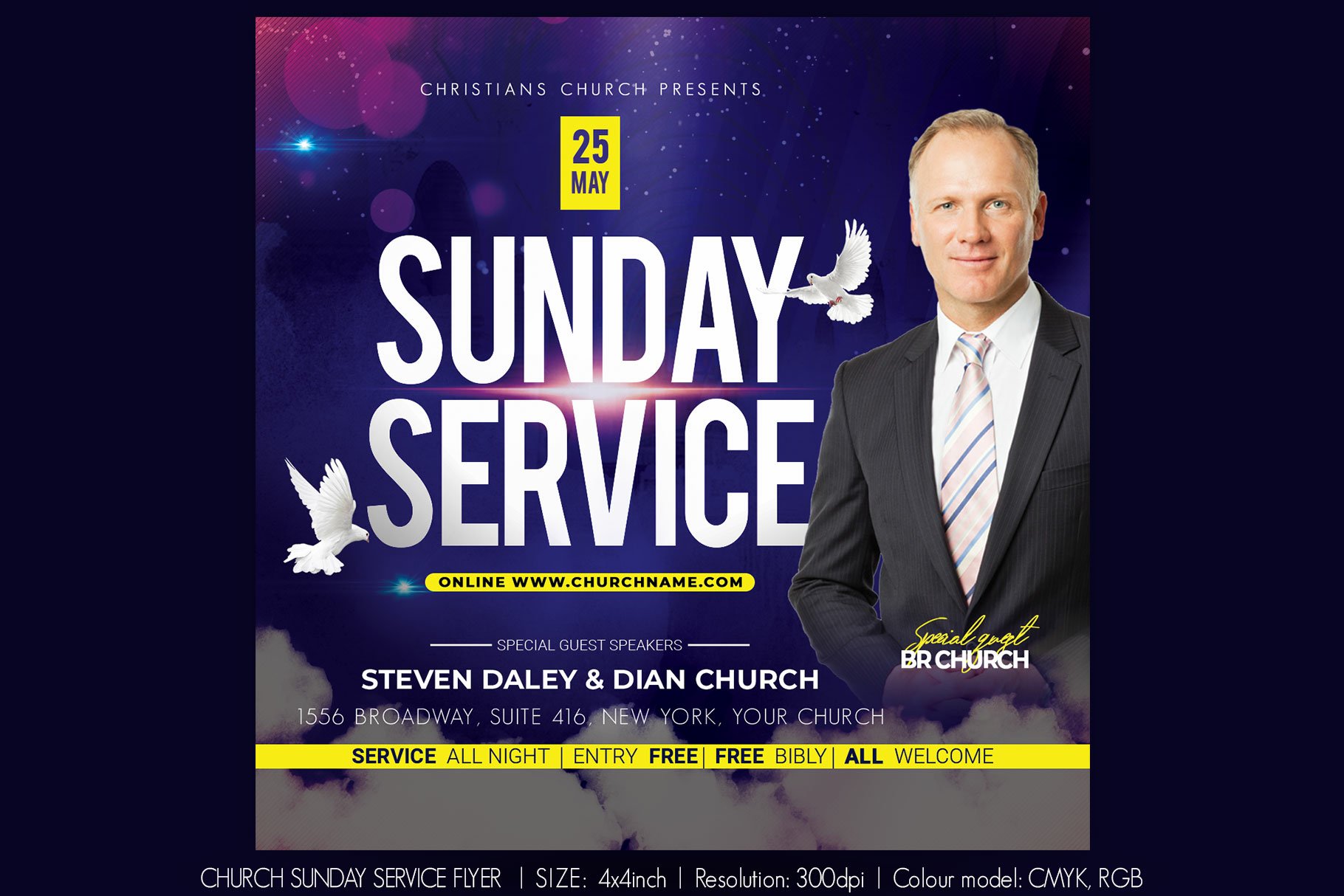 First Sunday Church Flyer