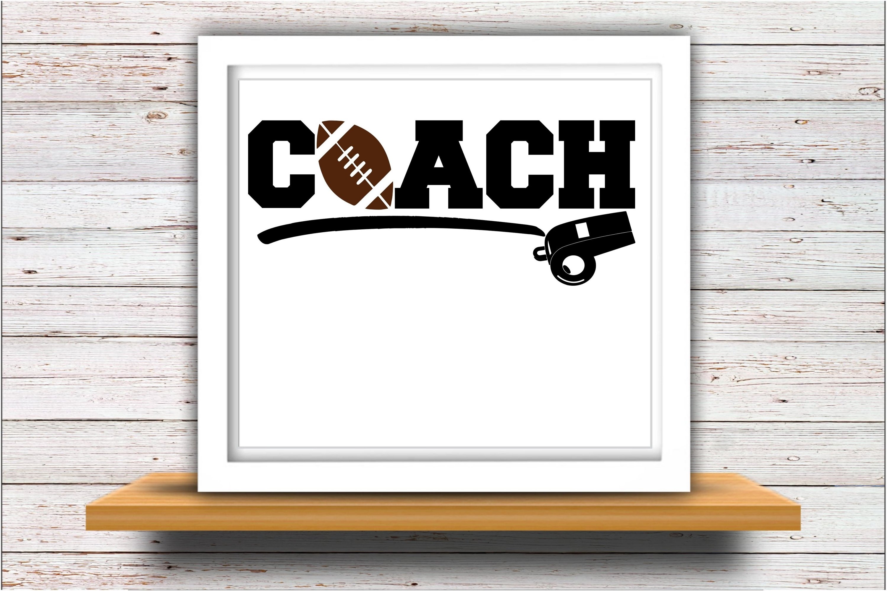 Football coach SVG DXF JPEG Silhouette Cameo Cricut coach (365019 ...