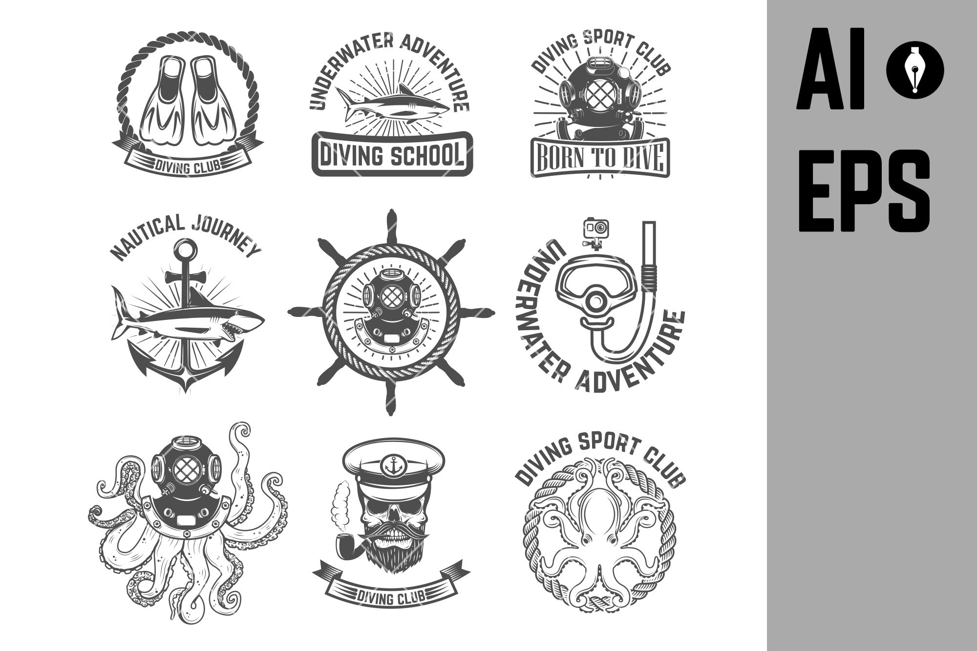 Dive Club Logo