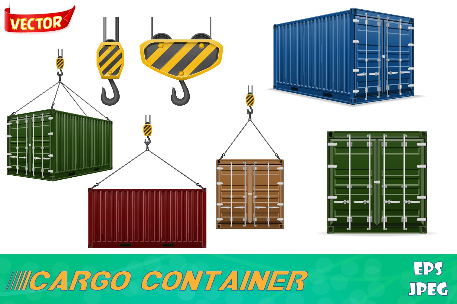 cargo container vector illustration (2247804)