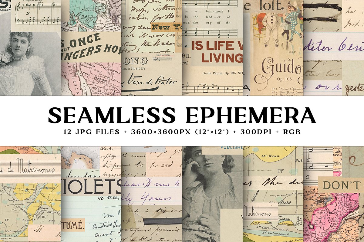 Seamless Vintage Paper Background