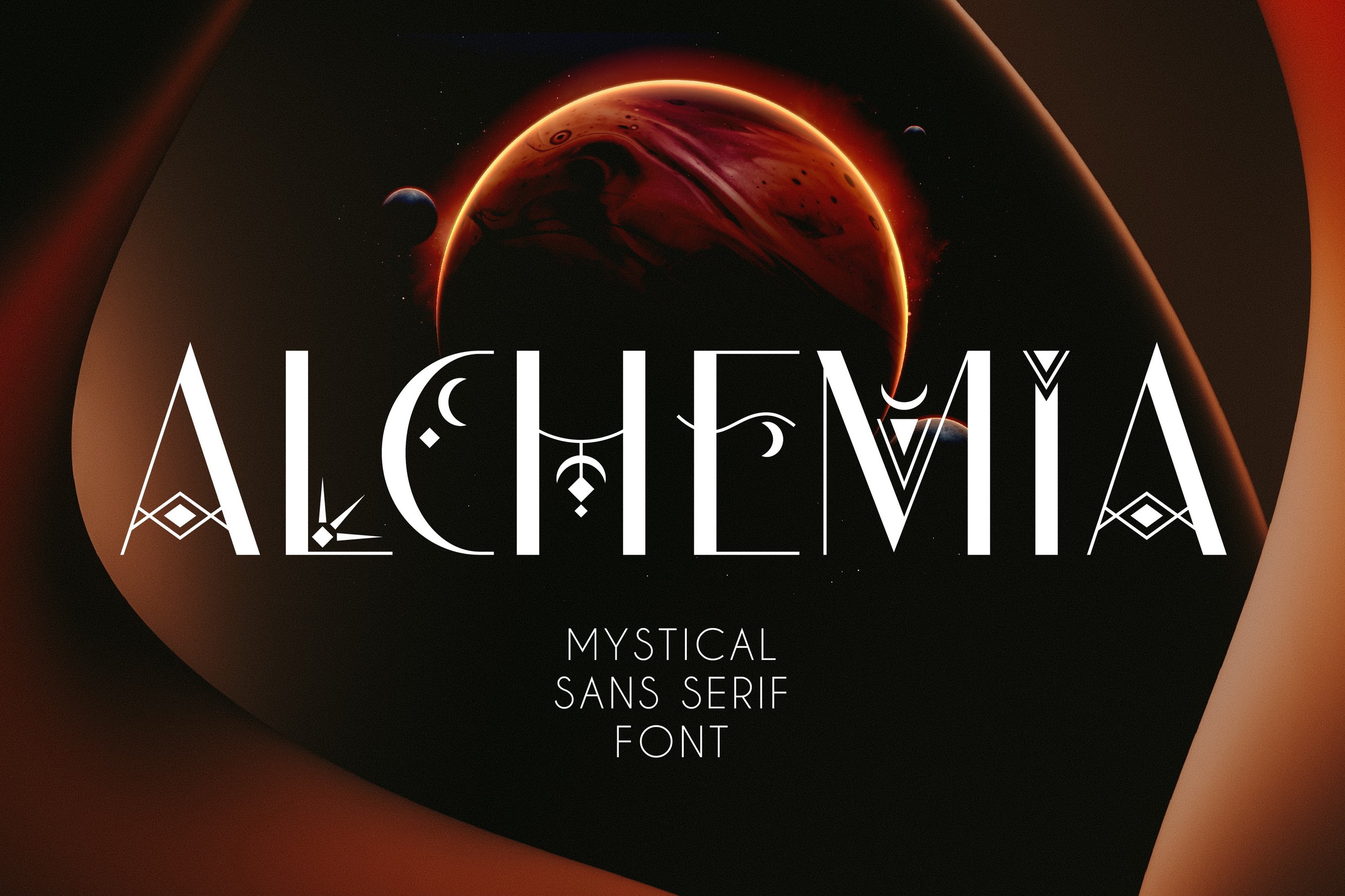 Alchemia - Mystical Sans Serif Font
