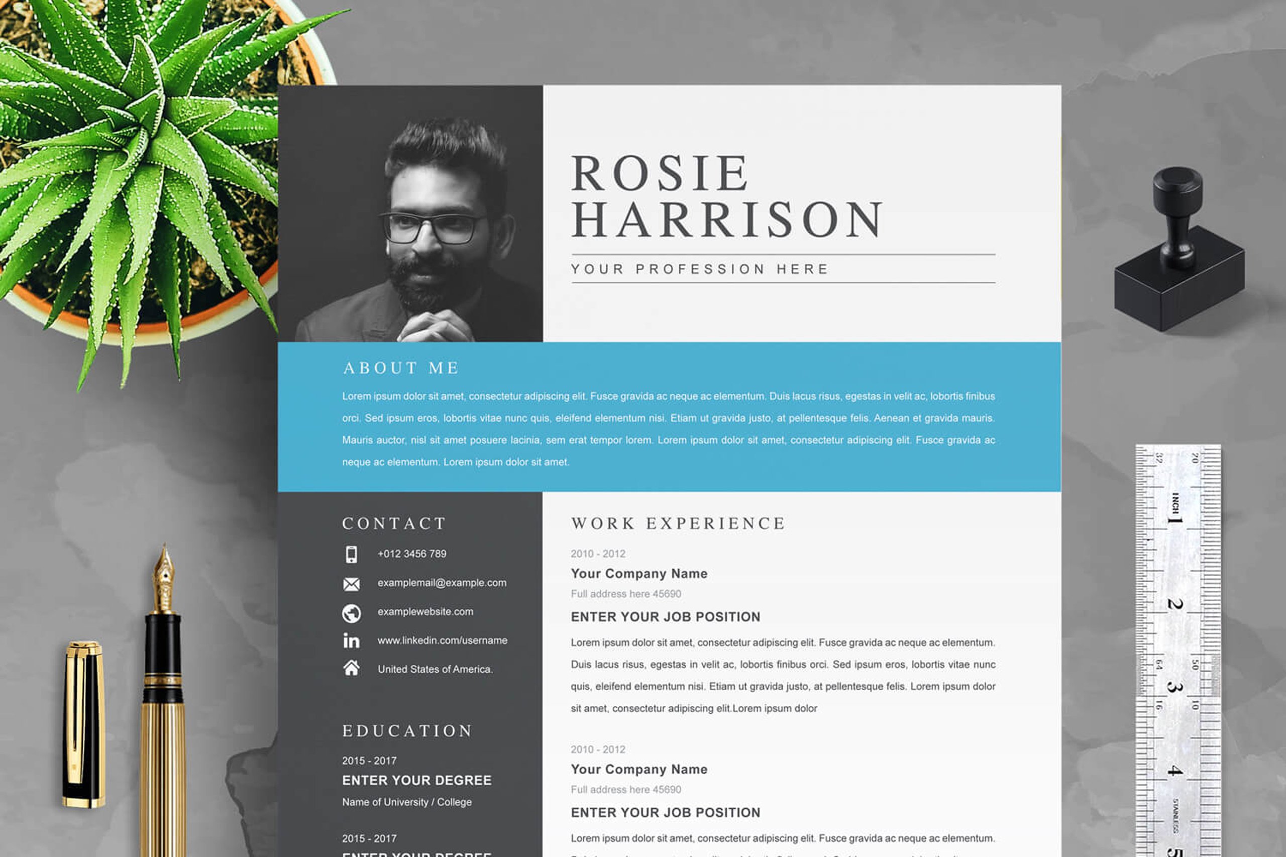 Creative Resume Templates For Microsoft Word