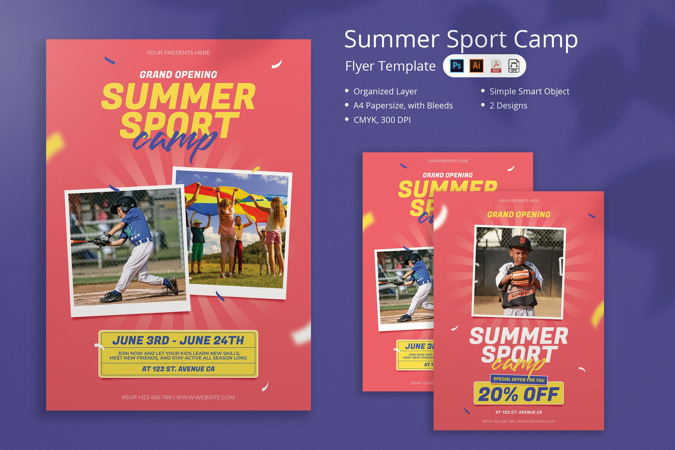 Editable Summer Camp Flyer 51+ Summer Camp Flyer Templates PSD, EPS,