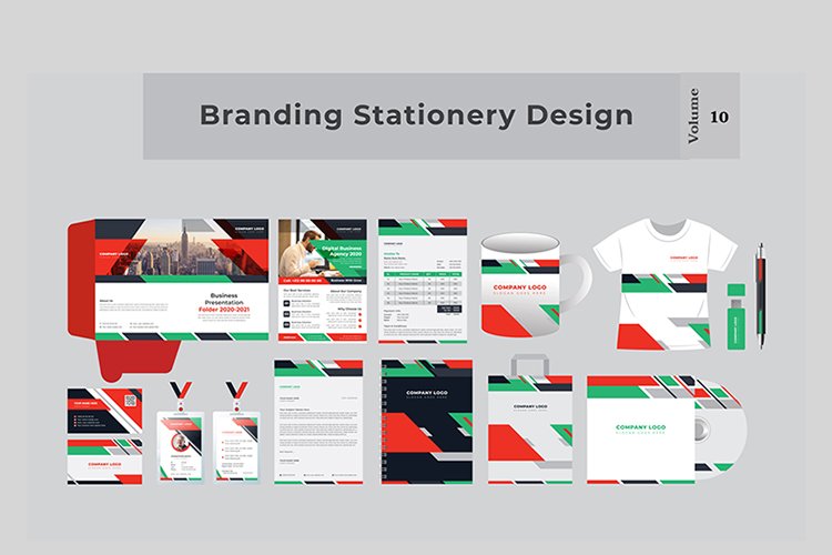 Business Stationary Template (1801708) | Flyers | Design Bundles