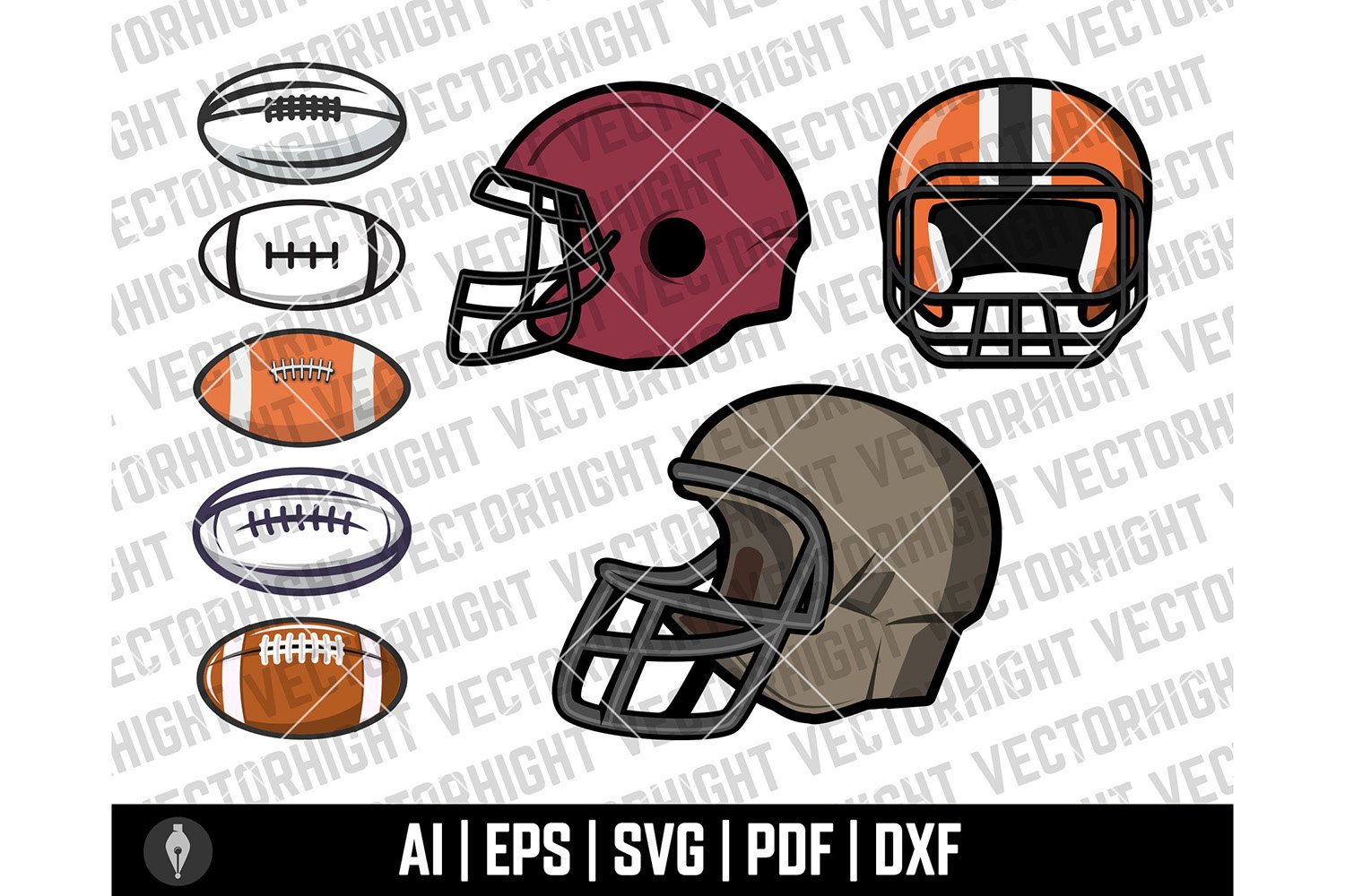 Clip Art Football Helmet