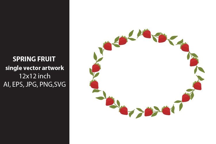 Spring Fruit - single vector artwork (1396542) | Elements | Design Bundles