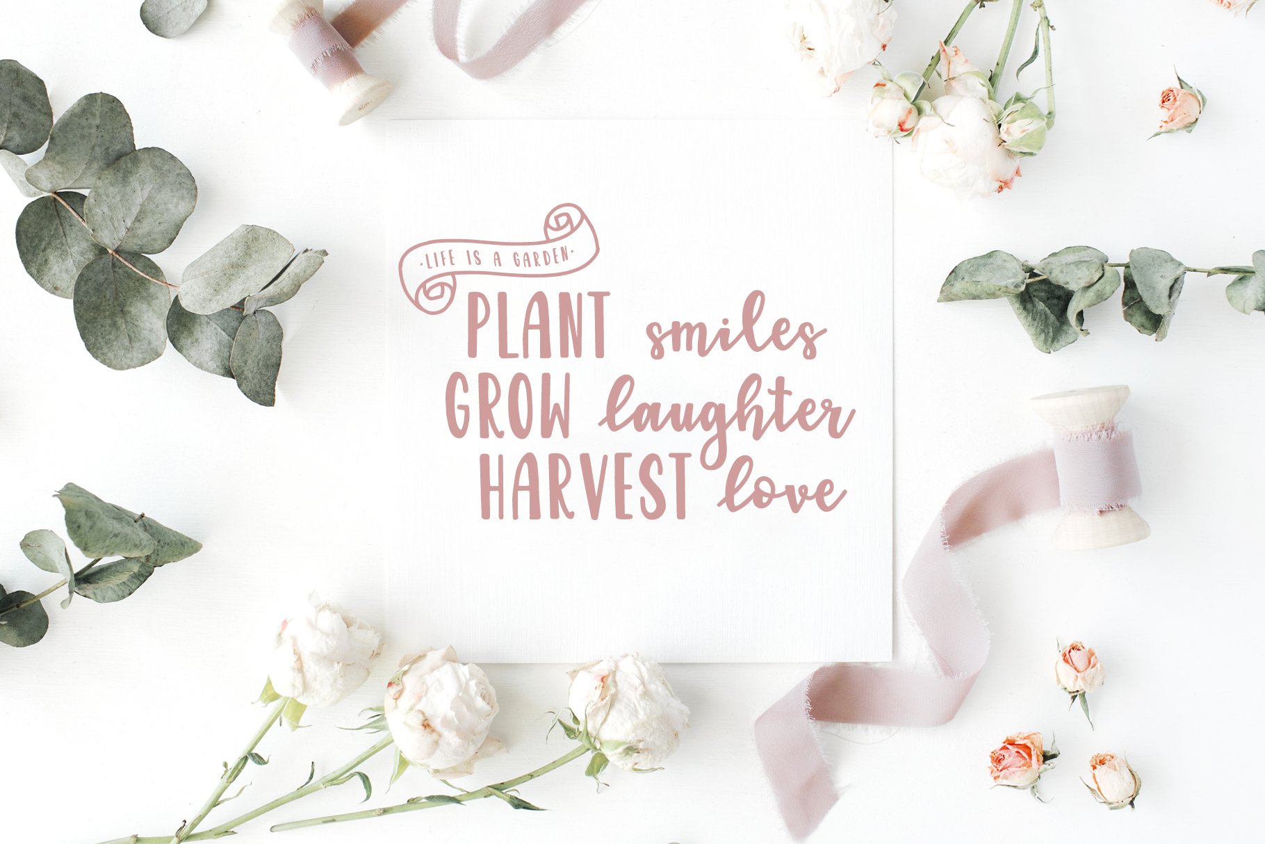 Garden Fancy Font Duo (437404) | Handwritten | Font Bundles