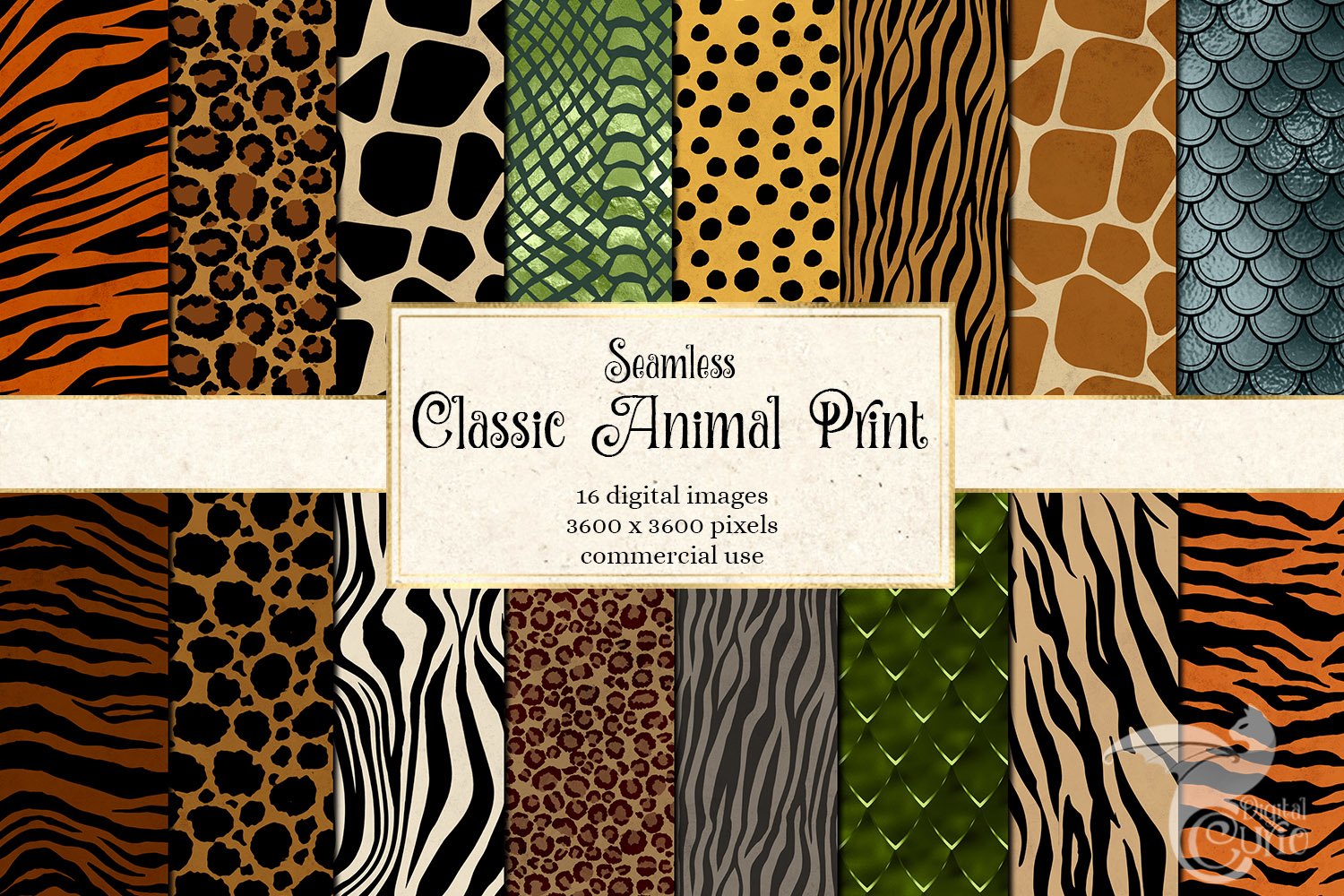 Classic Animal Print Digital Paper