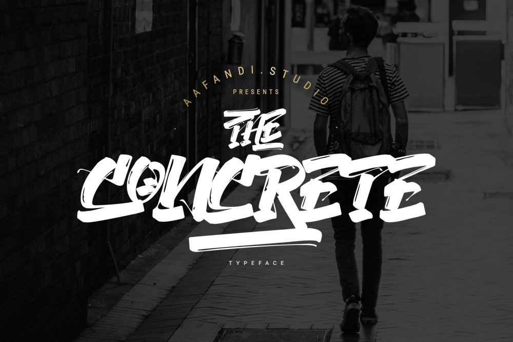 The Concrete Street Graffiti Font (1100) | Graffiti | Font Bundles