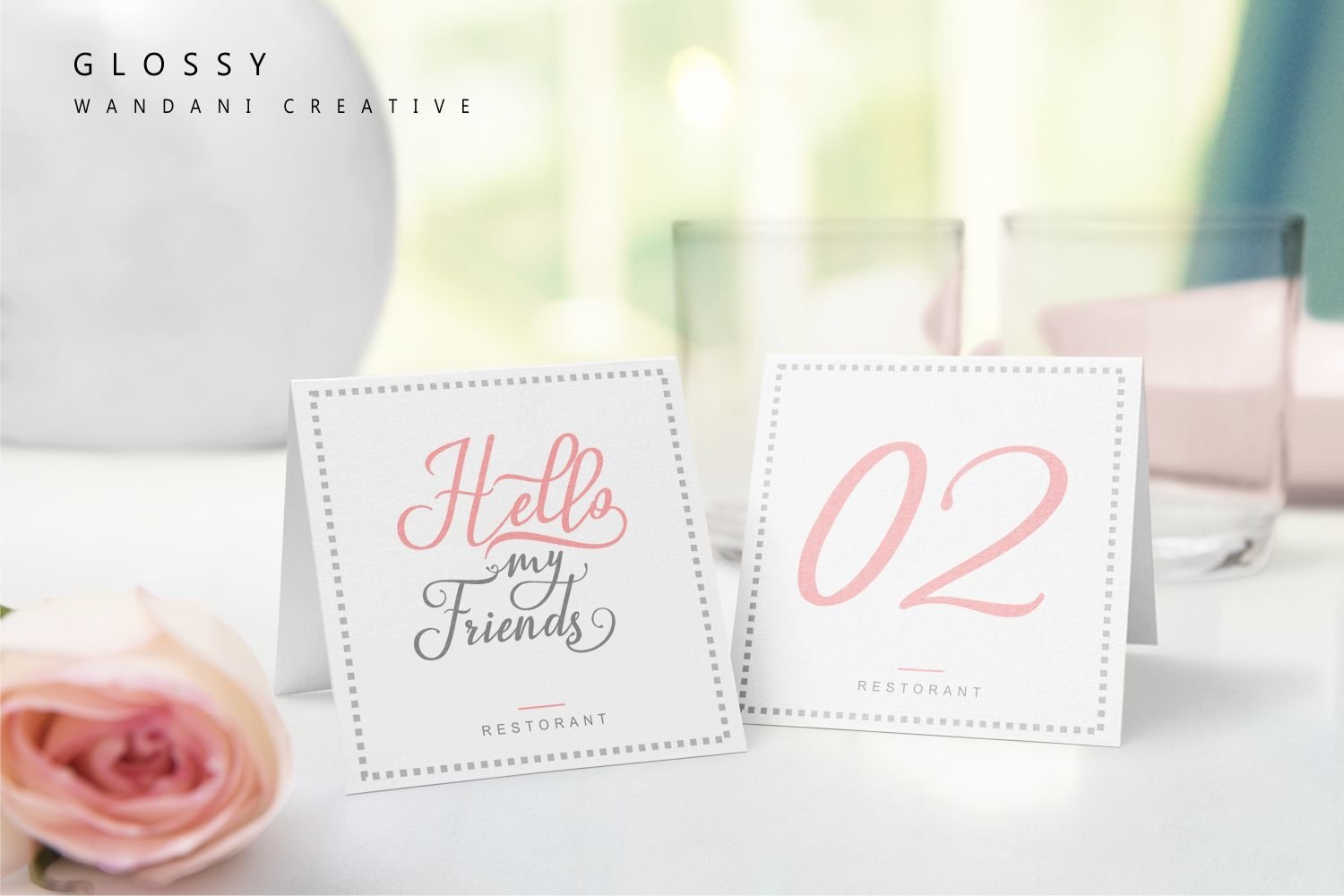 Glossy Font (161328) | Calligraphy | Font Bundles