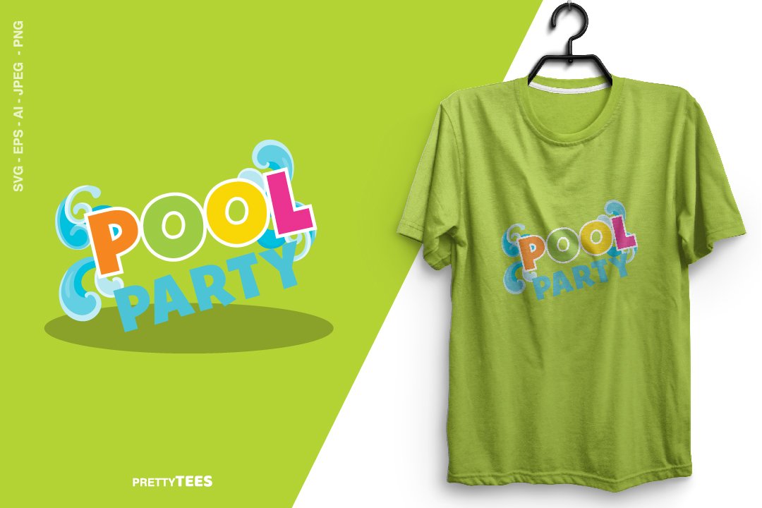 Pool Party T-Shirt Design | Sublimation T-Shirt (1043279) | Sublimation ...