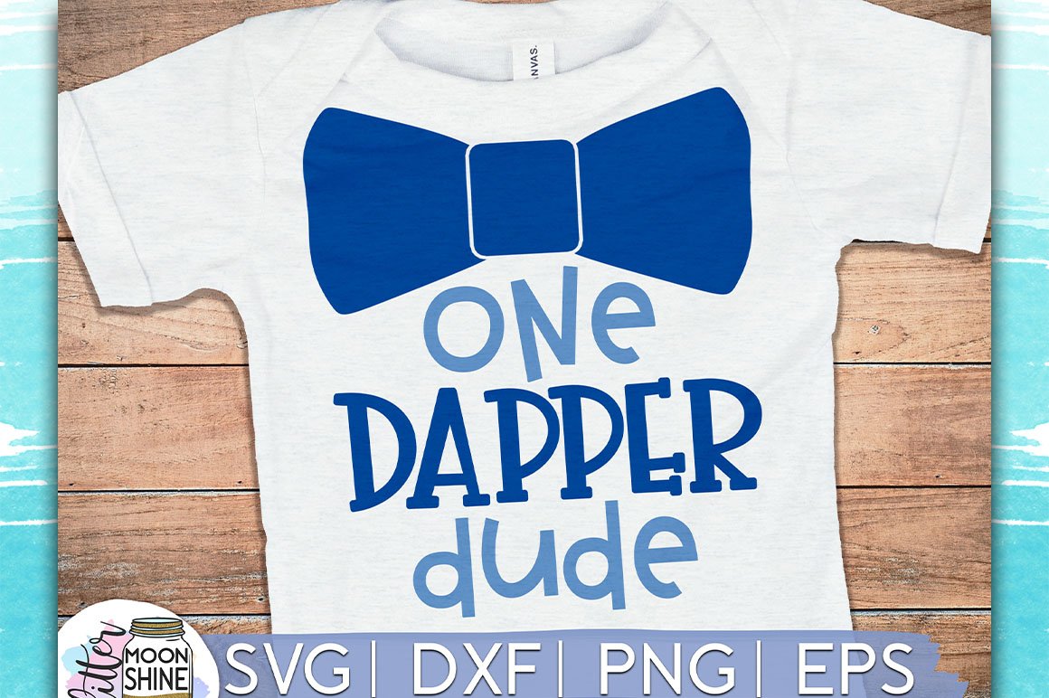 One Dapper Dude SVG DXF PNG EPS Cutting Files (151404) | SVGs | Design ...