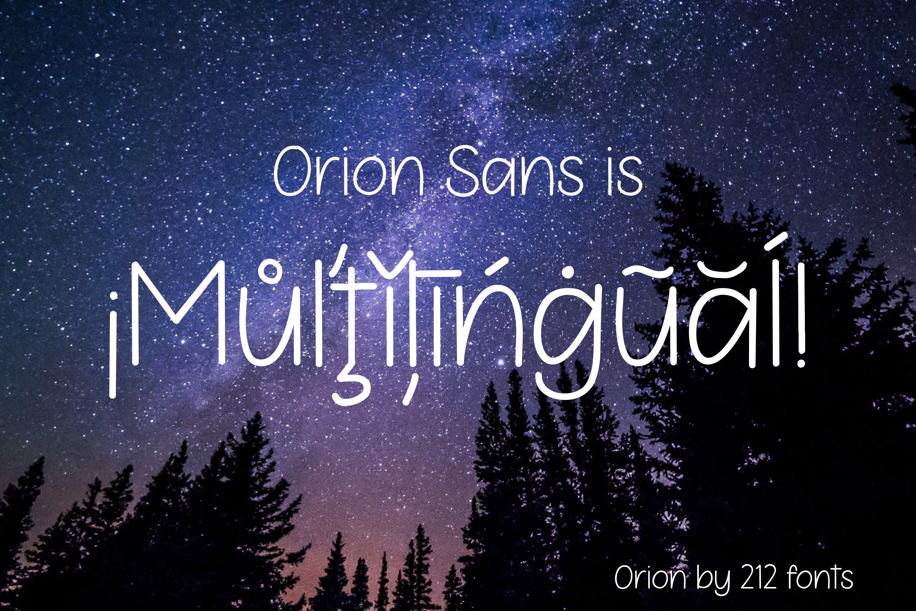 Orion Sans Serif Handwritten Optimistic Girly OTF Font (519885) | Sans ...