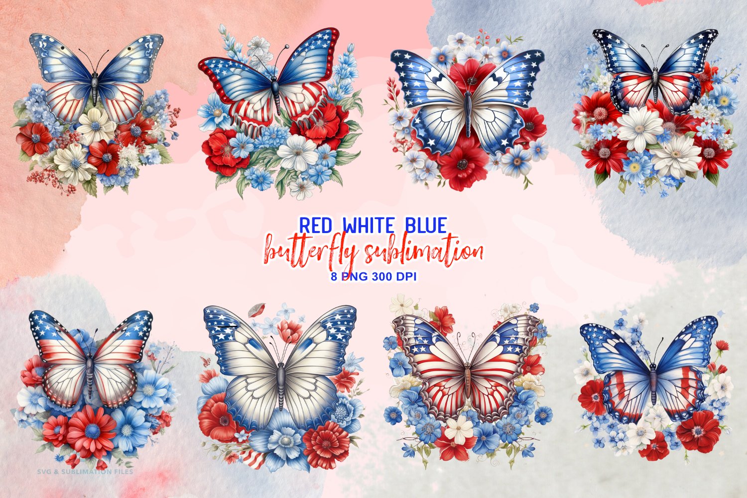 Blue Butterfly Design