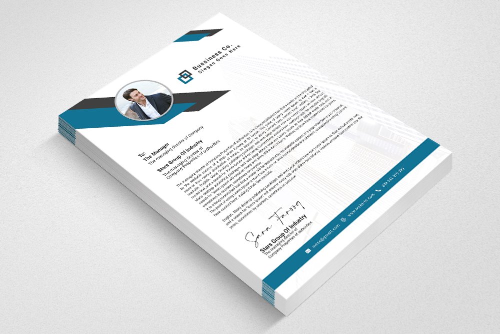 Letterhead Design Psd File