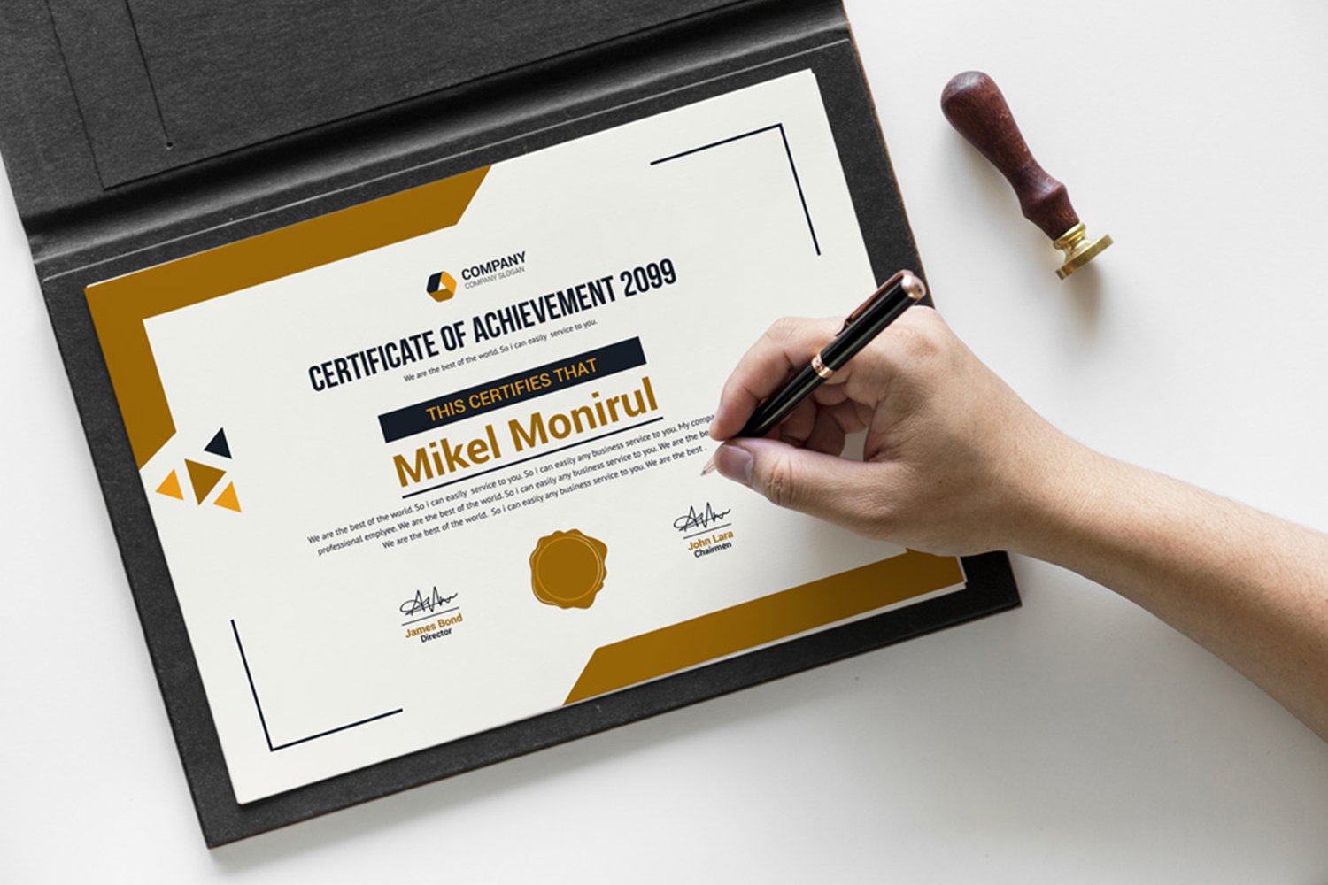 Bond Certificate Template