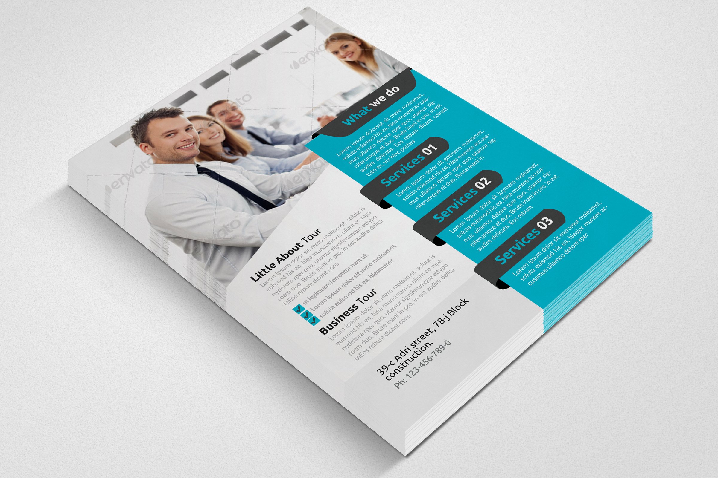 Business Insurance Agency Flyer (60681) | Flyers | Design Bundles