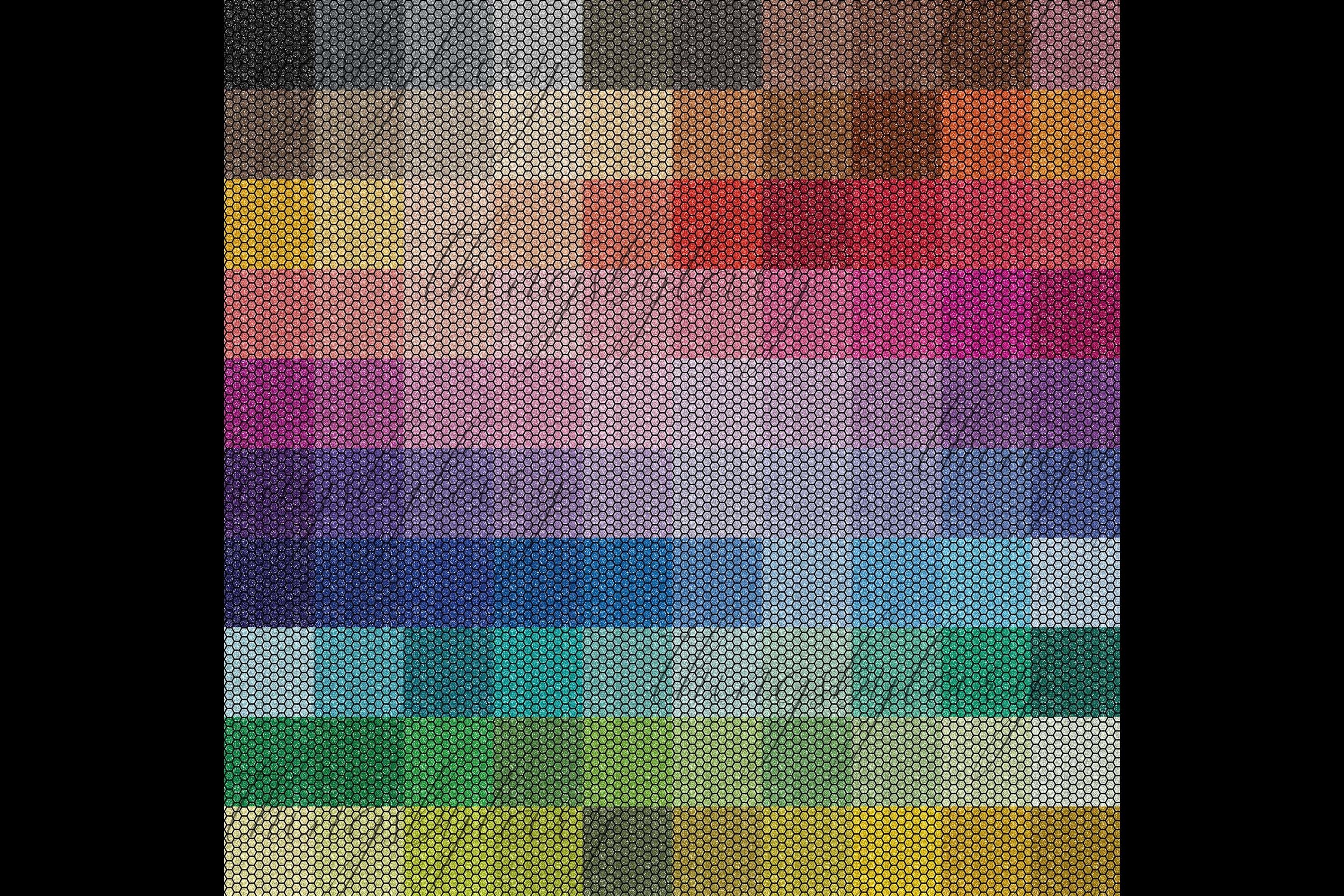 100 Seamless Glitter and Black Honeycomb Bee Digital Papers (453728 ...