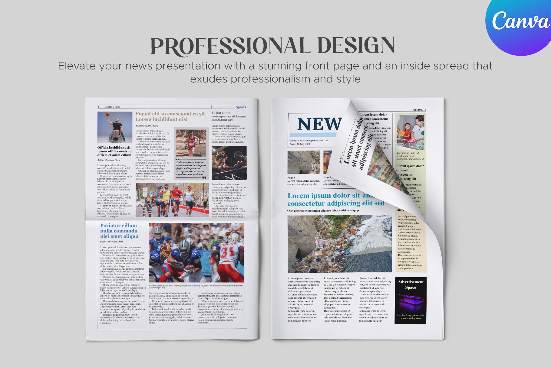 Microsoft Publisher Newspaper Templates