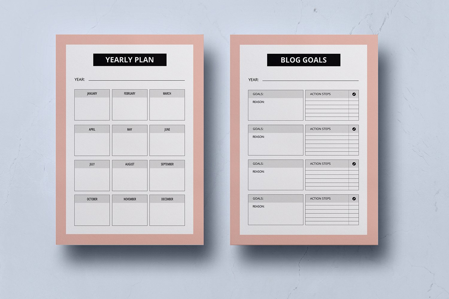 Blog Post Planner Kit, Blogger Planner Worksheet Template (642321 ...