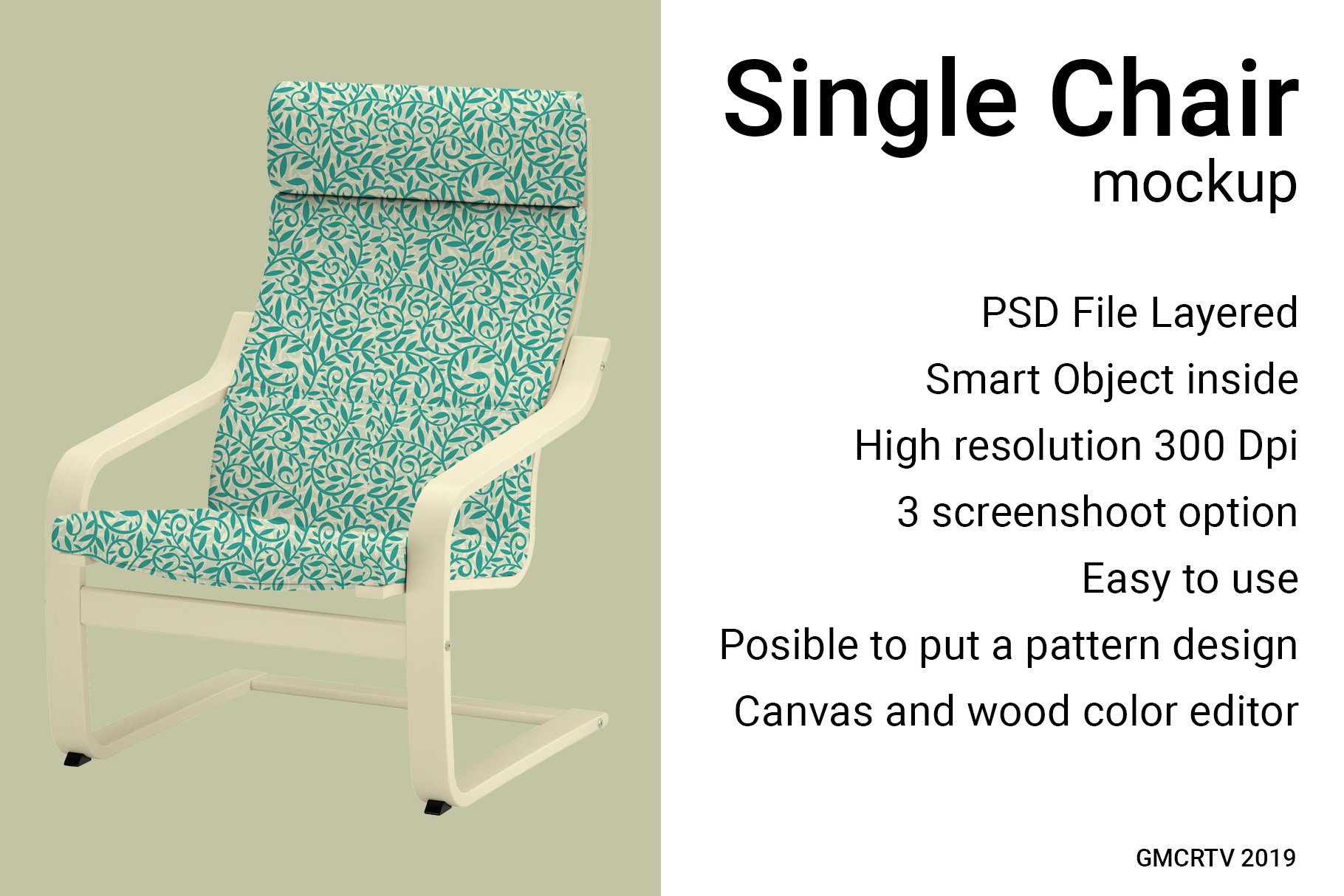 Single chair mockup (196924) | Products | Design Bundles