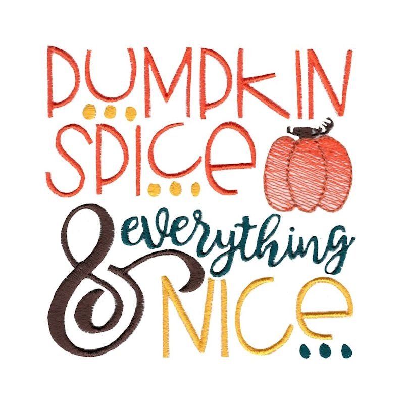 Fall Sayings - 15 Machine Embroidery Designs (319884) | Designs ...