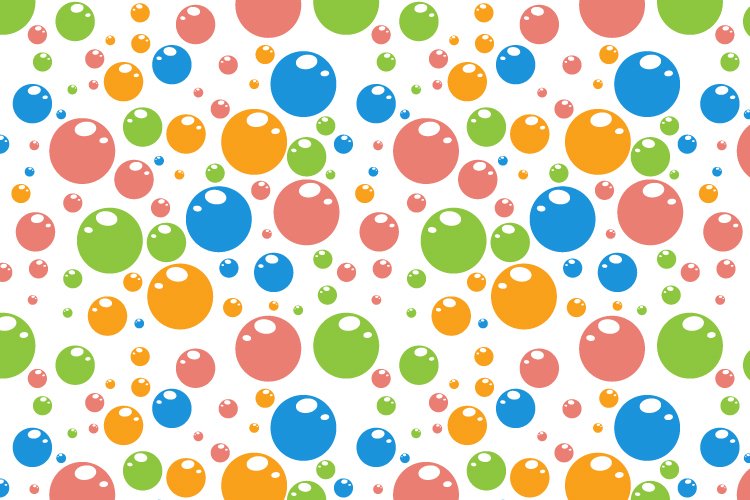 Colorful bubble seamles pattern (822515) | Patterns | Design Bundles
