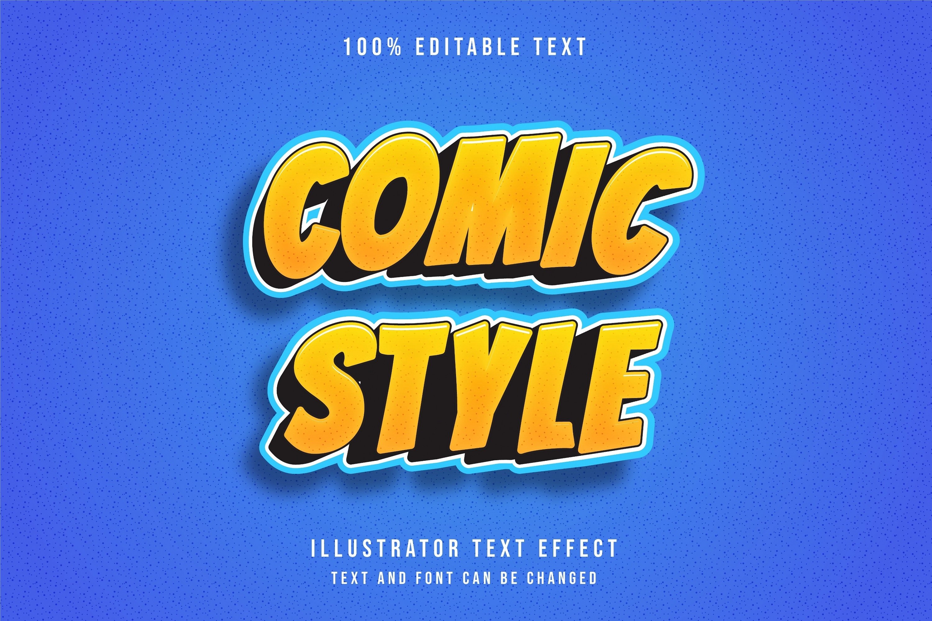 Style comic - Text Effect (906224) | Illustrator Plugins | Design Bundles
