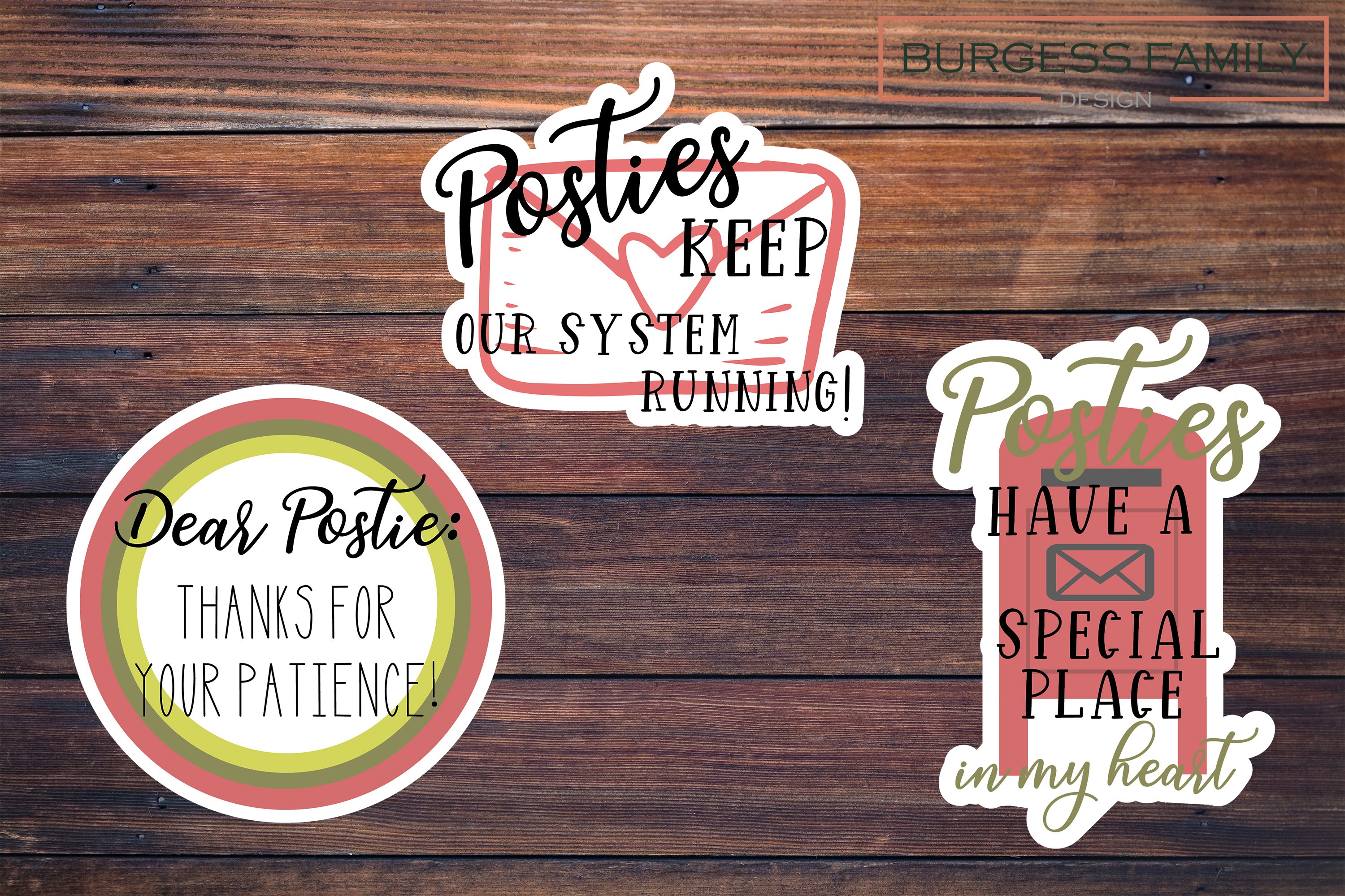 Sticker bundle Small Business 4-pack (1154831) | Stickers | Design Bundles