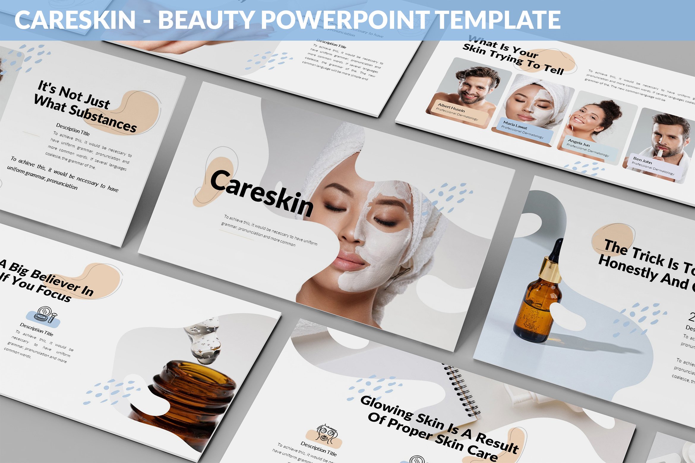 Free Dermatologist Care Powerpoint Template