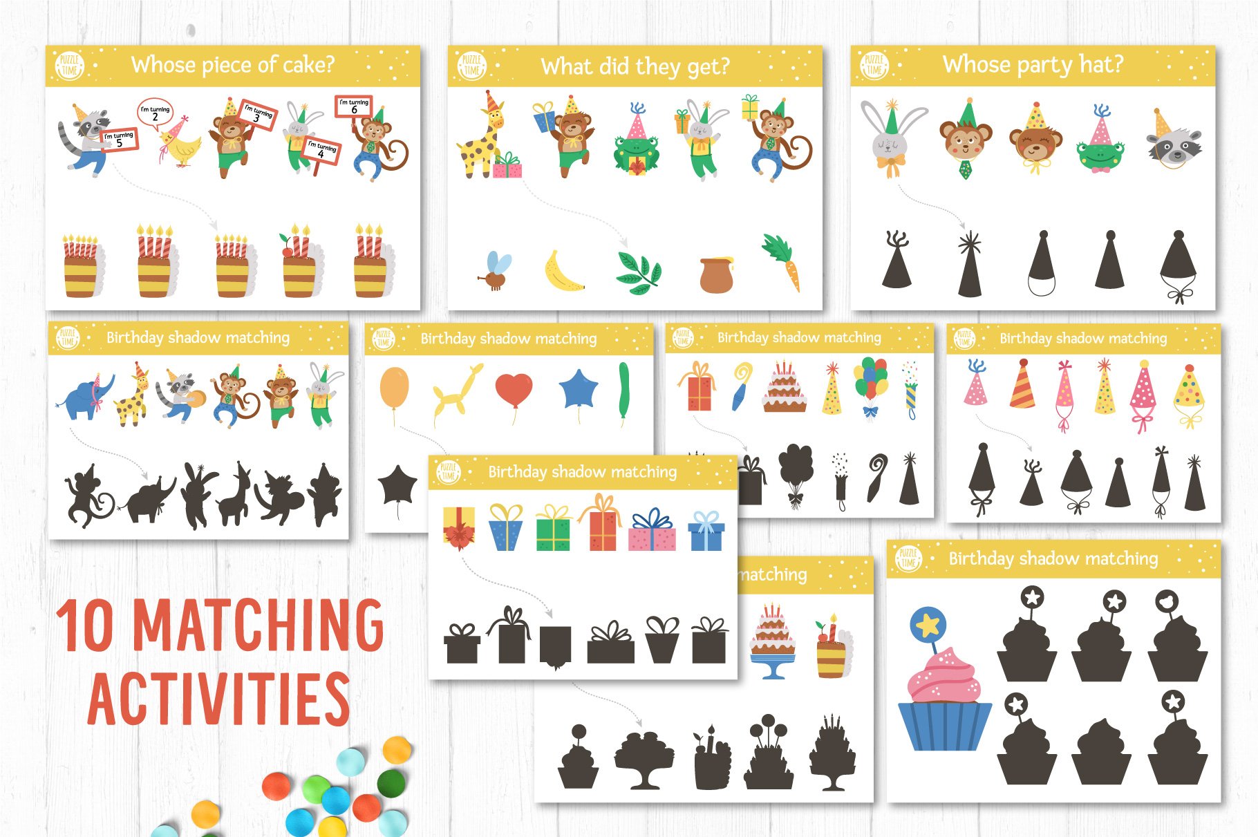 Birthday Games and Activities for kids (1144944) | Educational | Design ...