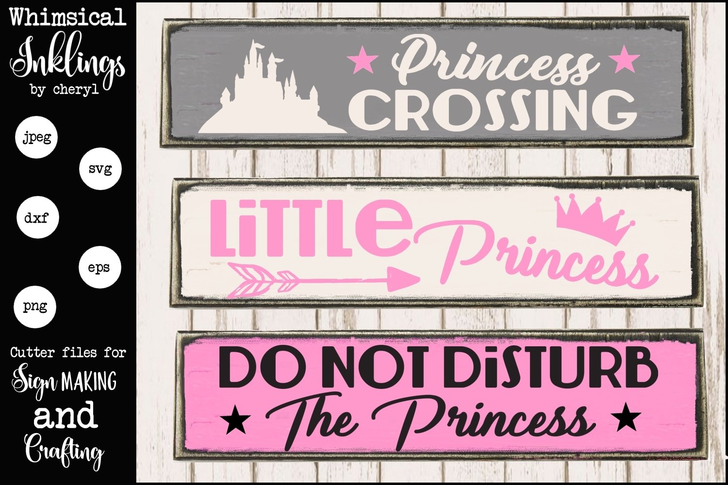 Princess Crossing SVG Set (189578) | SVGs | Design Bundles