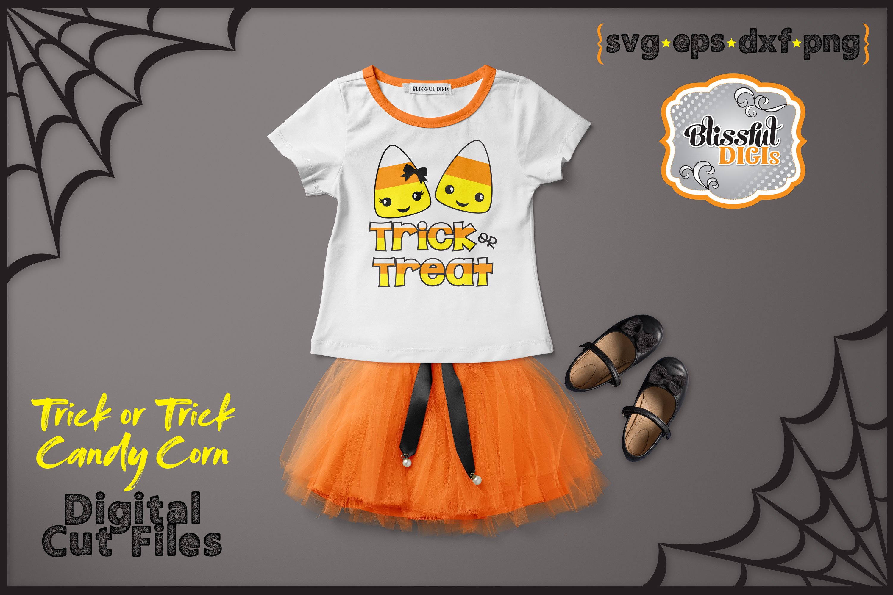 Halloween Candy Corn BUNDLE - Vector Cut Files - SVG (135892) | SVGs ...