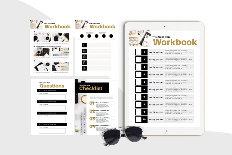 Lovely Business Workbook Canva Template (624640) | Canva Templates ...