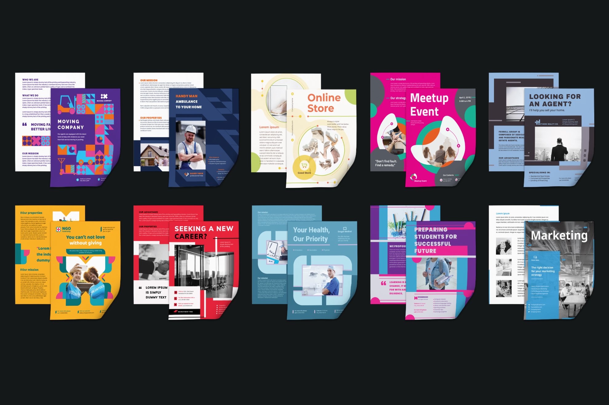 Flyer & Poster Templates Bundle SALE (378208) | Flyers | Design Bundles