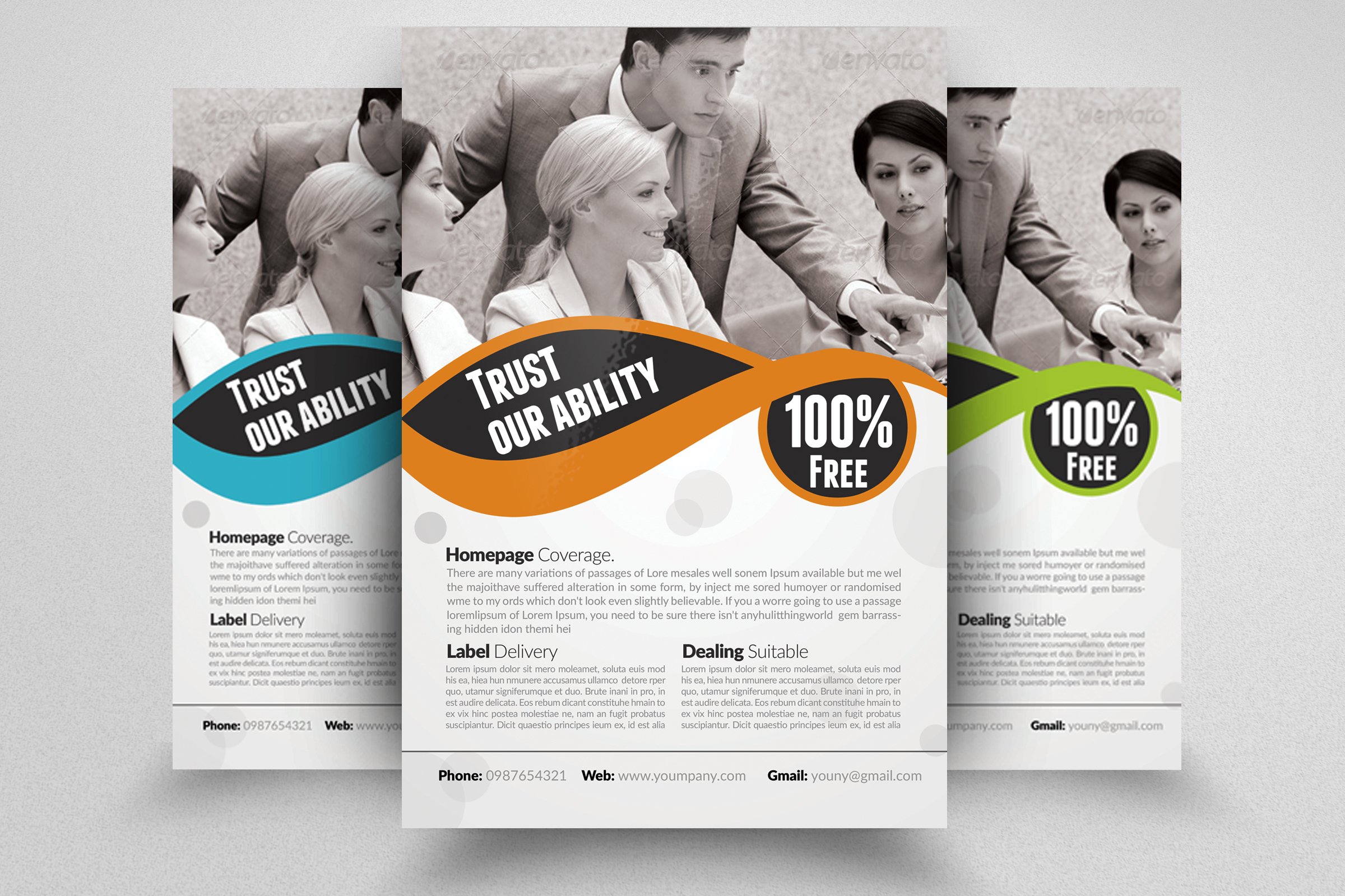 Business Innovation Flyer Template (60445) | Flyers | Design Bundles