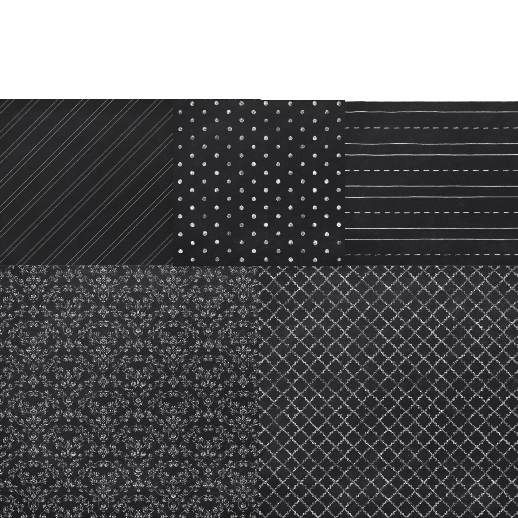 Chalkboard Papers 18: Mega Digital Paper Pack (97751) | Backgrounds ...